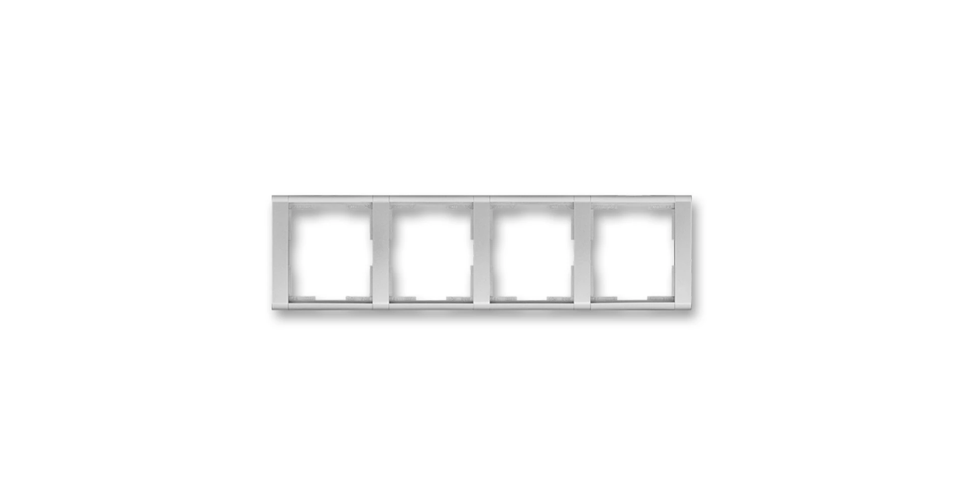 ABB kapcsoló keret 4-es vízszintes Time Titán (3901F-A00140 08) - Time