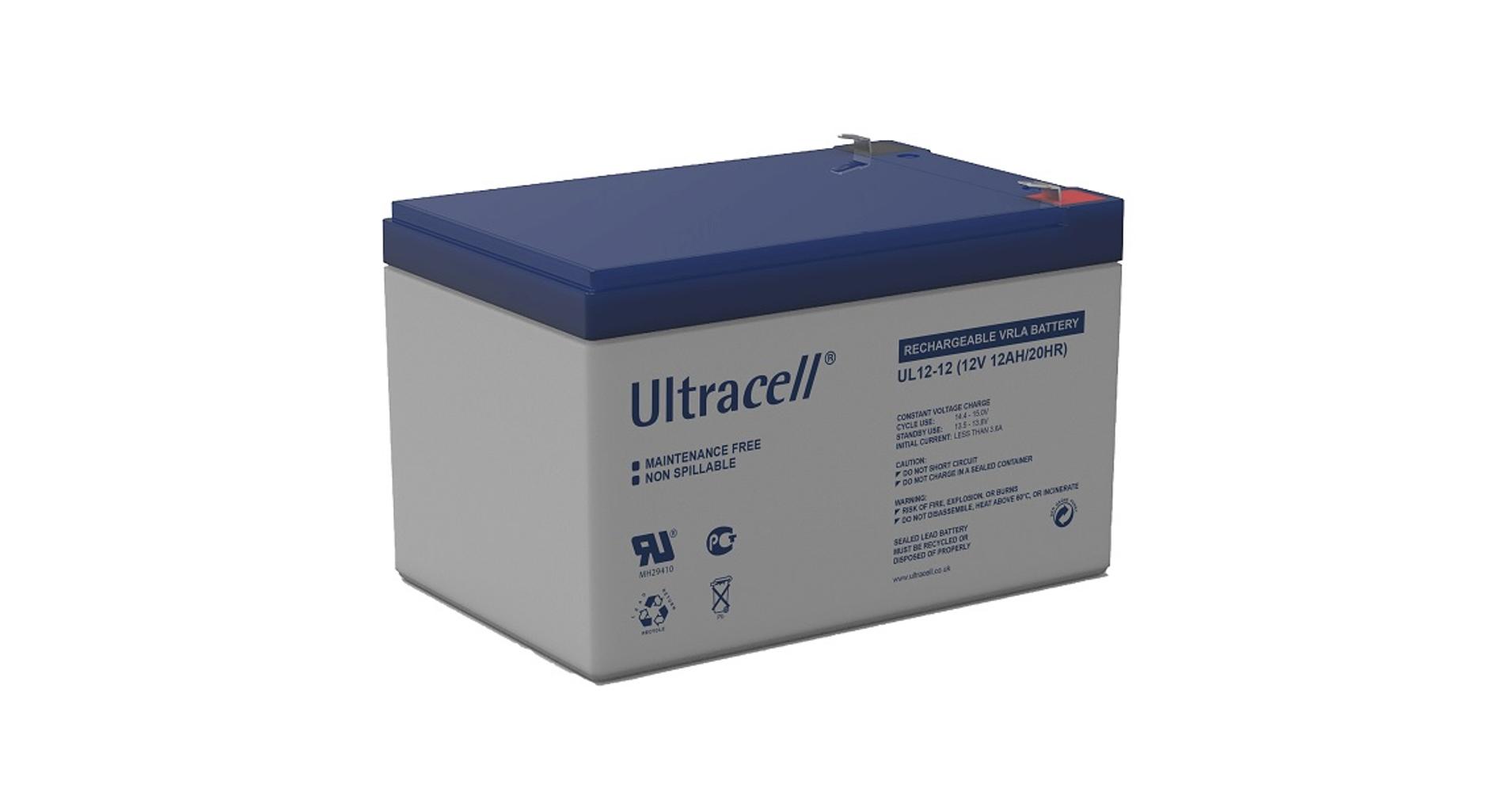 Ultracell UL12-12 akkumulátor 12V/12Ah - Akkumulátorok