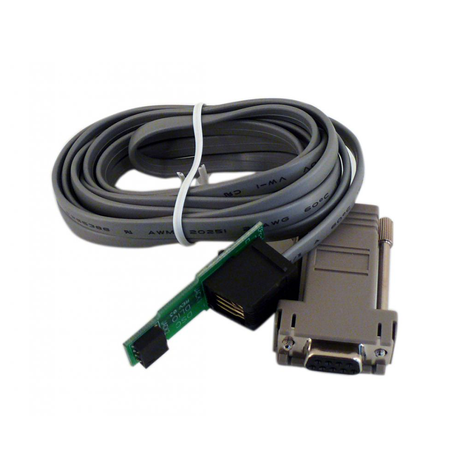 DSC PCLINKSCW PC link adatkábel fel- letöltéshez, 9 tűs soros port ...